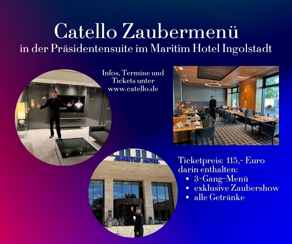 Ingolstadt_live - Catello Zaubermenü in der Präsidentensuite des ...
